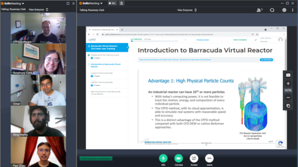 Barracuda Virtual Reactor Web-based Training September 21-25, 2026 ...