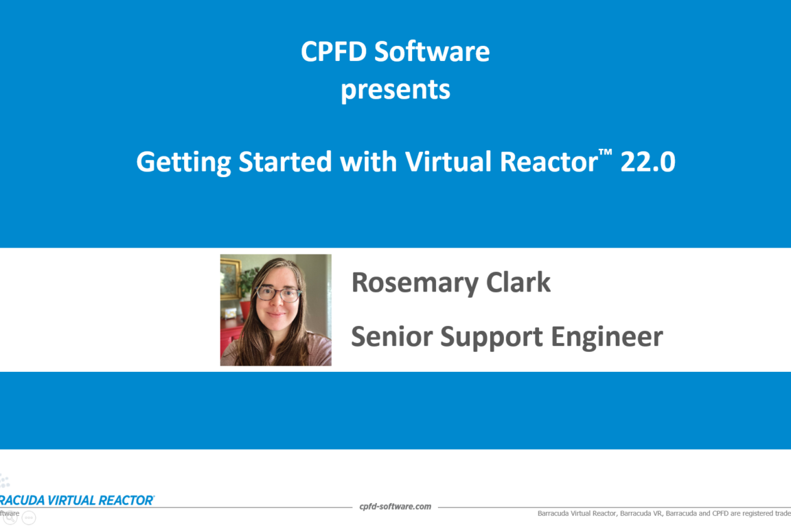 Webinars / Presentations | CPFD Software