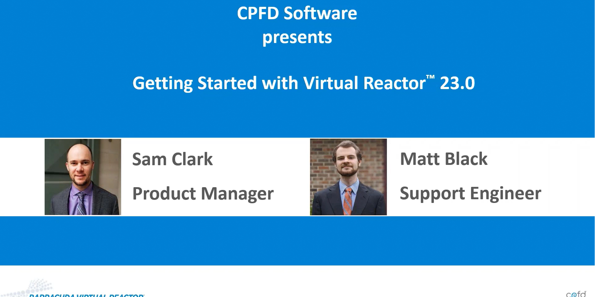 Getting Started with Virtual Reactor 23.0 | CPFD Software