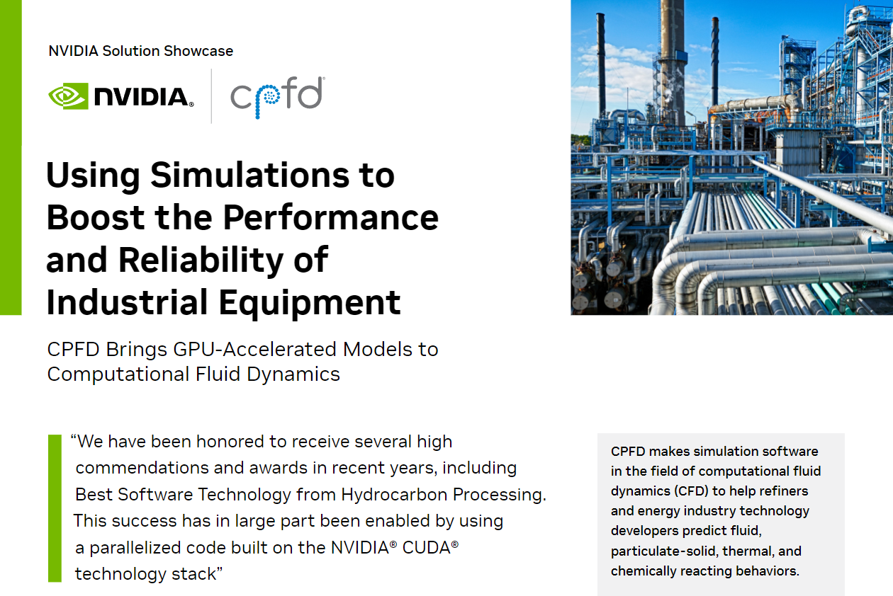 NVIDIA Solution Showcase: Using Simulations to Boost the Performance and Reliability of ...