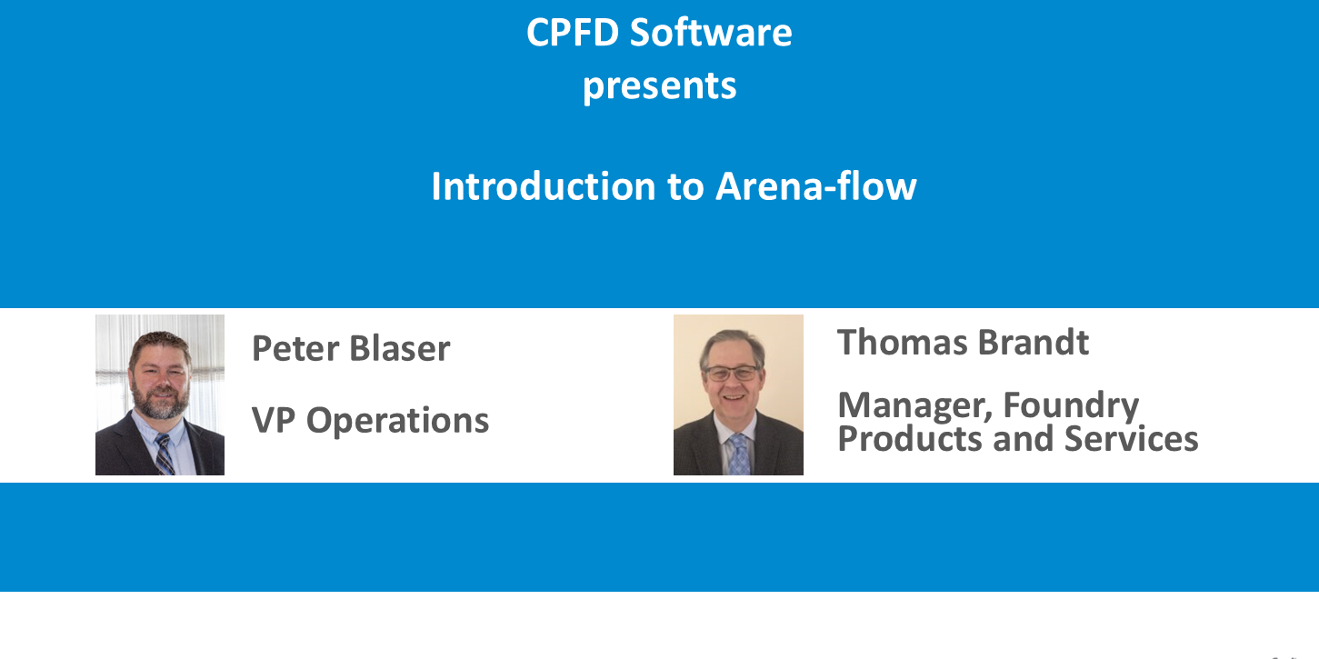 Introduction to Arena-flow | CPFD Software