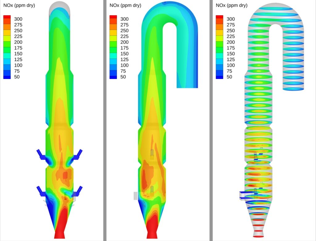 Application Model: Cement Calciner Decomposition Furnace | CPFD Software